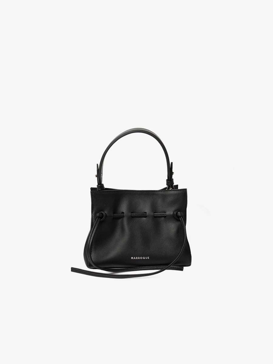 Mini Wendy Midnight Leather Crossbody bag - Marroque.com