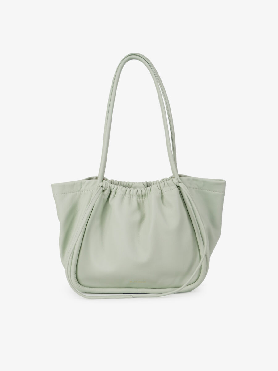 Papillon Jade Leather Tote Bag