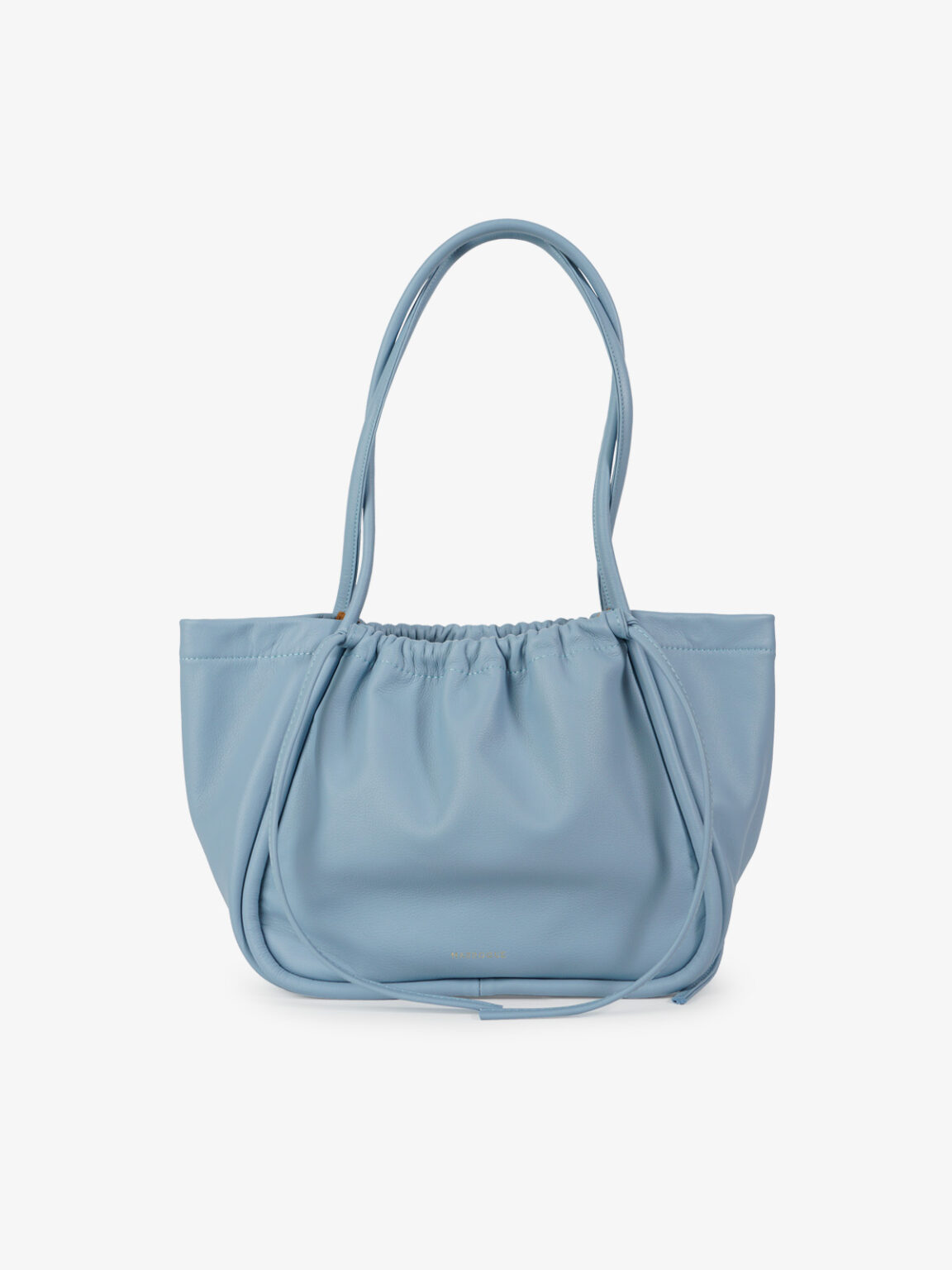 Papillon Sky Leather Tote Bag