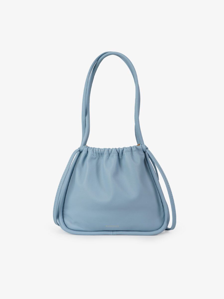 Papillon Sky Leather Tote Bag